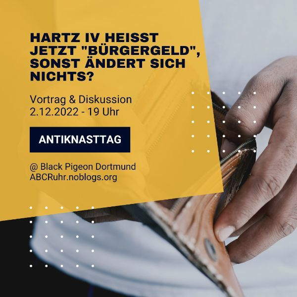 Hartz IV heißt jetzt Bürgergeld, sonst ändert sich nichts? Vortrag und Diskussion beim ...